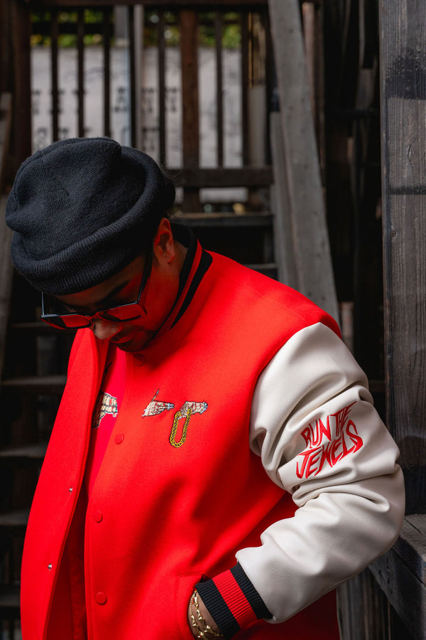 RTJ2 10th ANNIVERSARY VARSITY JACKET - Run The Jewels