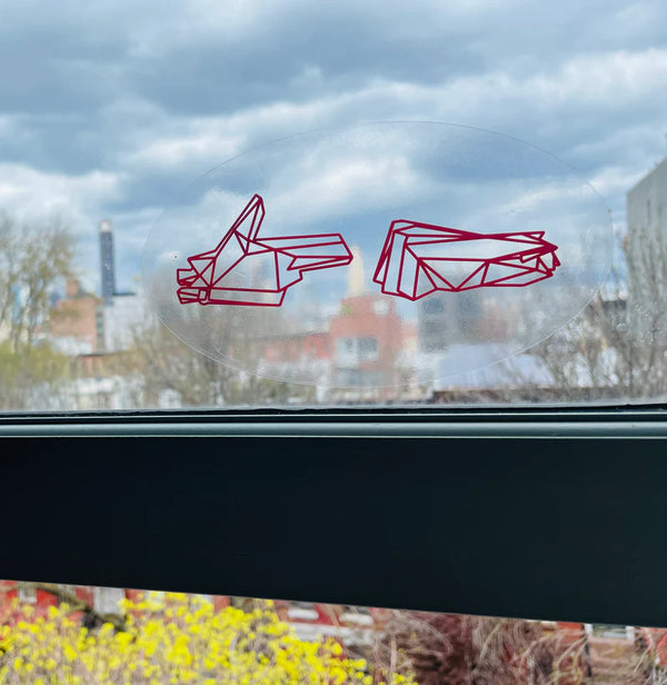 Pistol Fist Window Sticker | RTJ Official Store - Run The Jewels